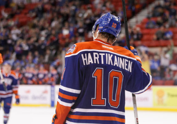 Former Oiler Teemu Hartikainen Tries Wild Shootout Move [Video]