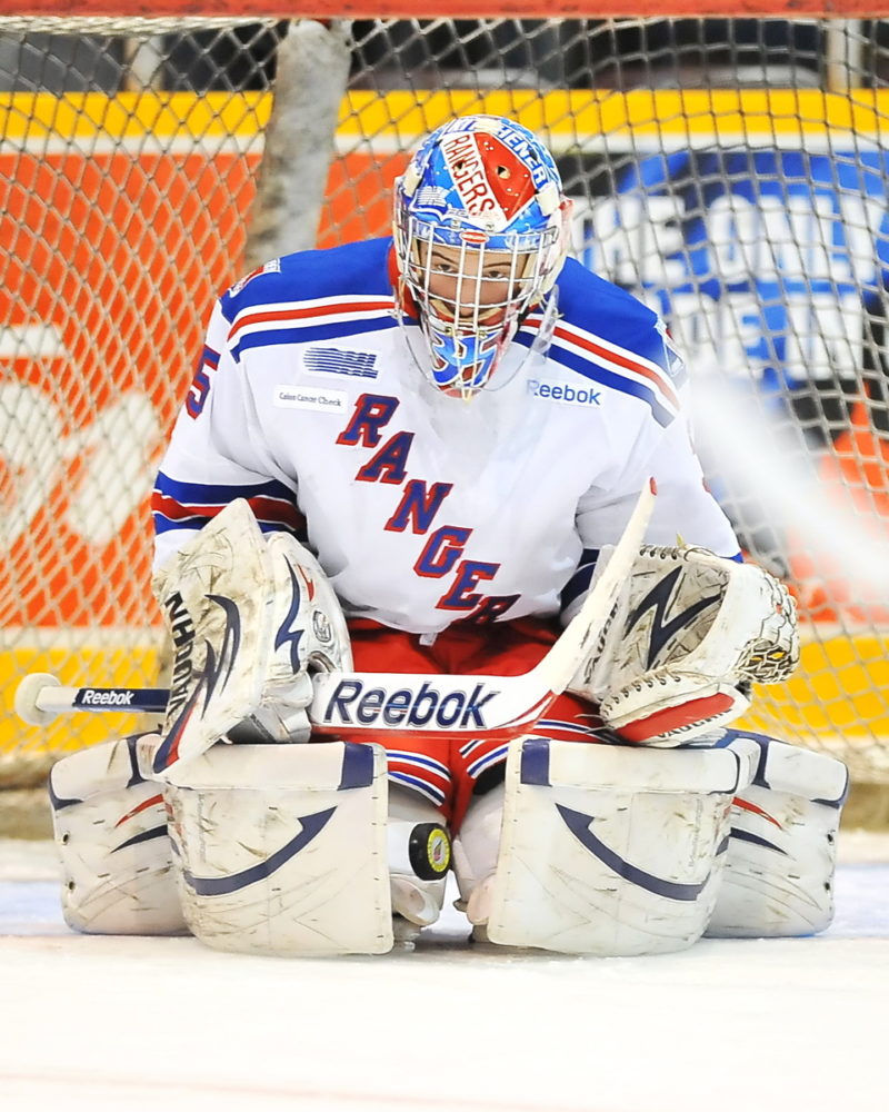 John Gibson USA Goaltender at World Junior Hockey Championship