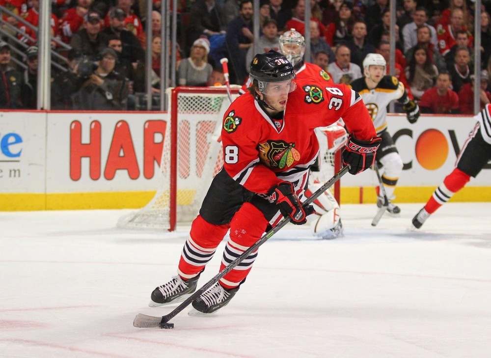 Chicago Blackhawks: Connecting Rising Stars Hartman & Hinostroza