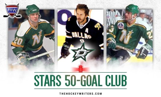 Dallas Stars' 50-Goal Scorers - The Hockey Writers - Stars History ...