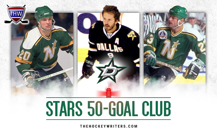 Dallas Stars' 50-Goal Scorers - The Hockey Writers - Stars History ...