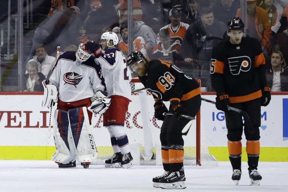 Columbus Blue Jackets Sneak Past Philadelphia Flyers