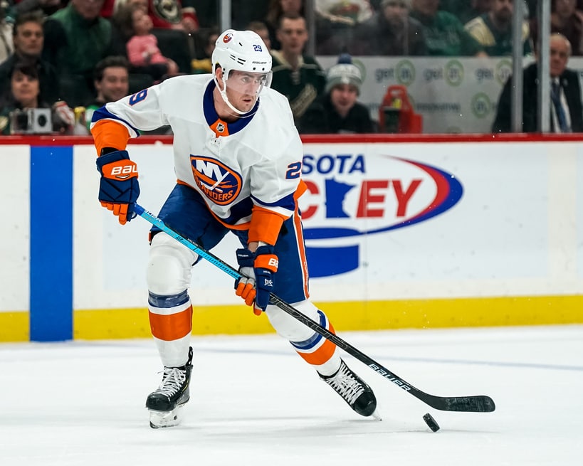 Brock Nelson Scores Twice, Islanders Pound Red Wings 8-2 Brock Nelson Scores Twice, Islanders Pound Red Wings 8-2