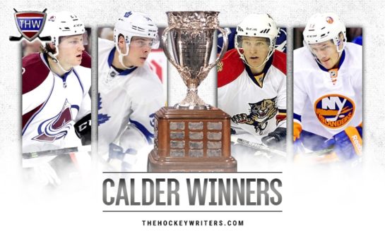 Ranking Every Calder Trophy Winner Since 2005 - The Hockey Writers ...