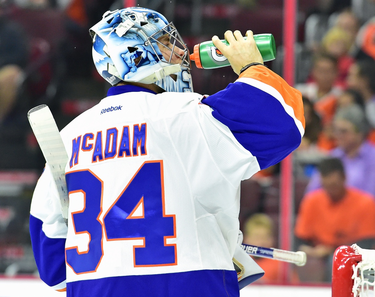 Islanders' Prospect McAdam Works with Halak & Ho-Sang - The Hockey ...