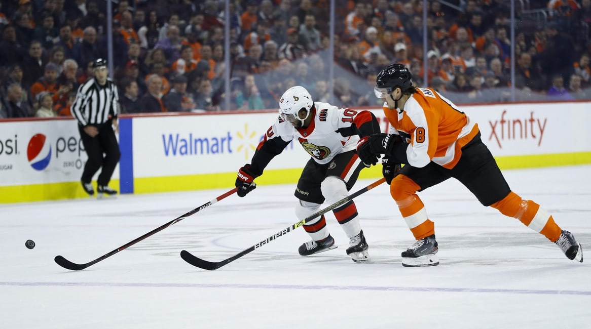 Philadelphia Flyers Survive Ottawa Senators - Inch Closer to Playoff Spot Philadelphia Flyers Survive Ottawa Senators - Inch Closer to Playoff Spot