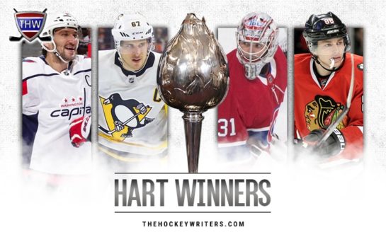 Ranking Every Hart Trophy Winner Since 2005 - The Hockey Writers ...