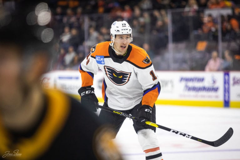 Flyers' Isaac Ratcliffe Adjusting to AHL with Lehigh Valley Phantoms