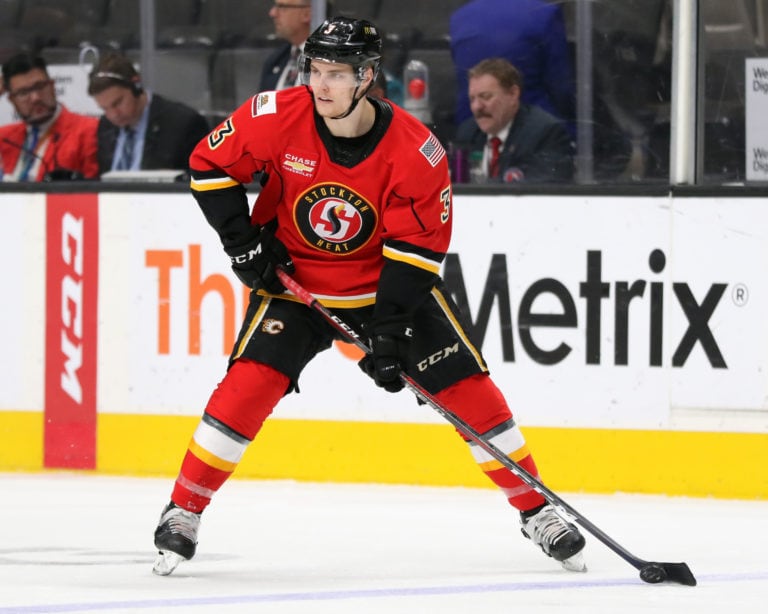 Flames Prospect Josh Healey Delivers Hits Both on and Off the Ice - The ...