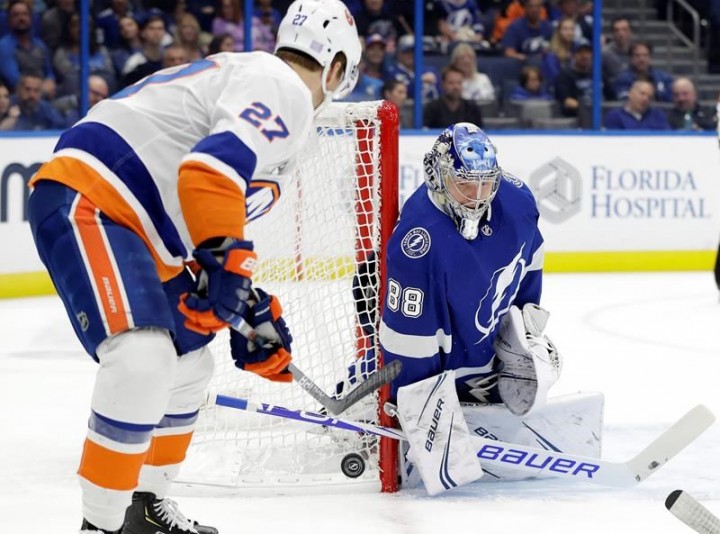 Vasilevskiy, Johnson Key Lightning's 4-2 Win Over Islanders - The ...