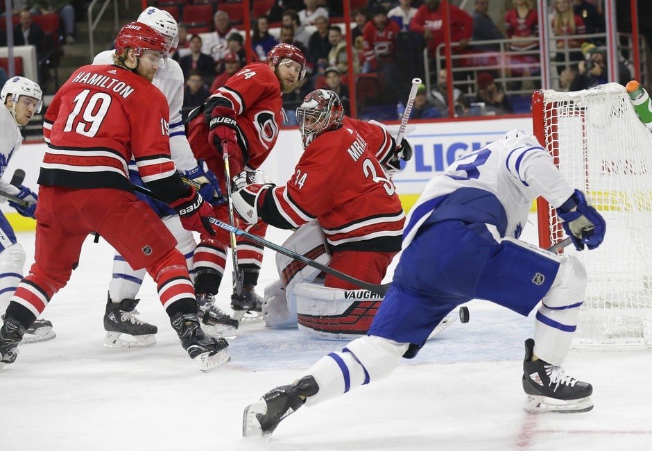 Toronto Maple Leafs Drown Carolina Hurricanes - Rielly With the Winner