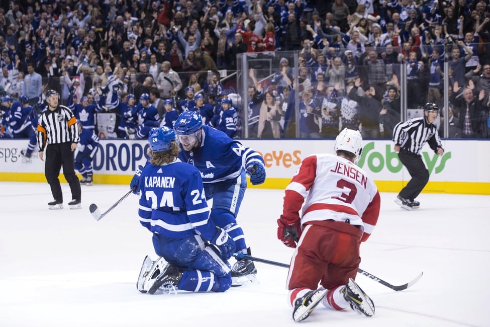 Toronto Maple Leafs Survive Red Wings - Kapanen Nets Overtime Winner