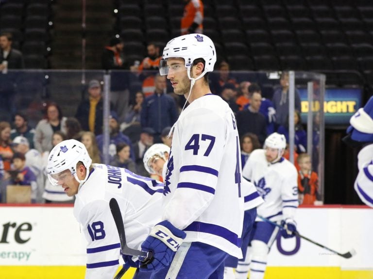 Maple Leafs' Pierre Engvall Learning From Keefe, Kapanen and Spezza ...