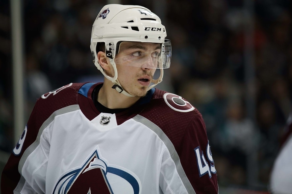 Colorado Avalanche's Samuel Girard Delivering