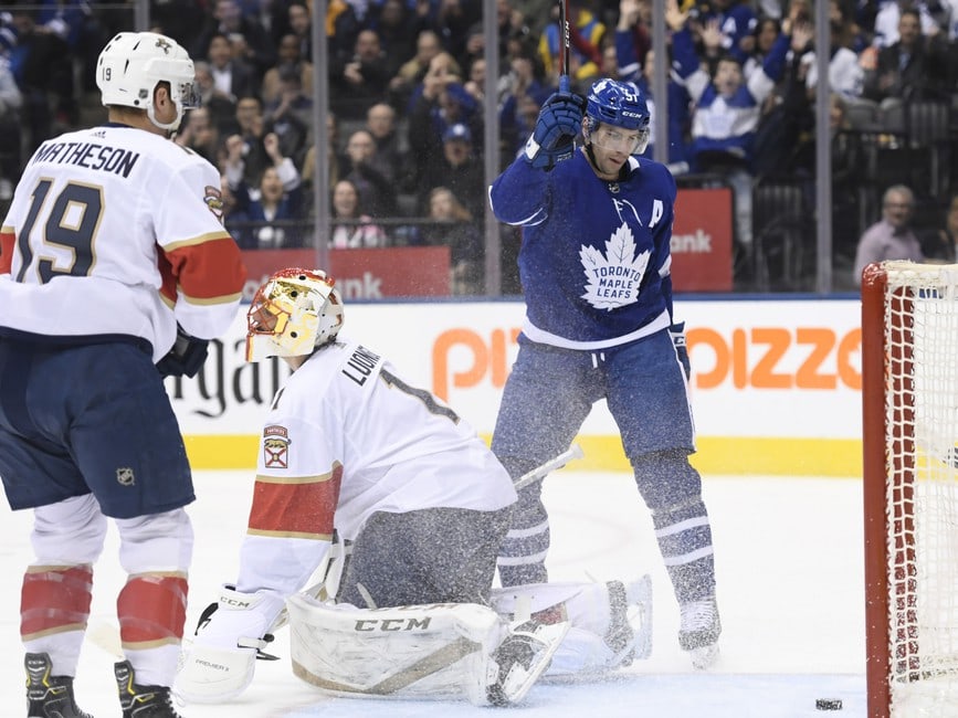 Toronto Maple Leafs Beat Florida Panthers - Tavares Scores Four Times