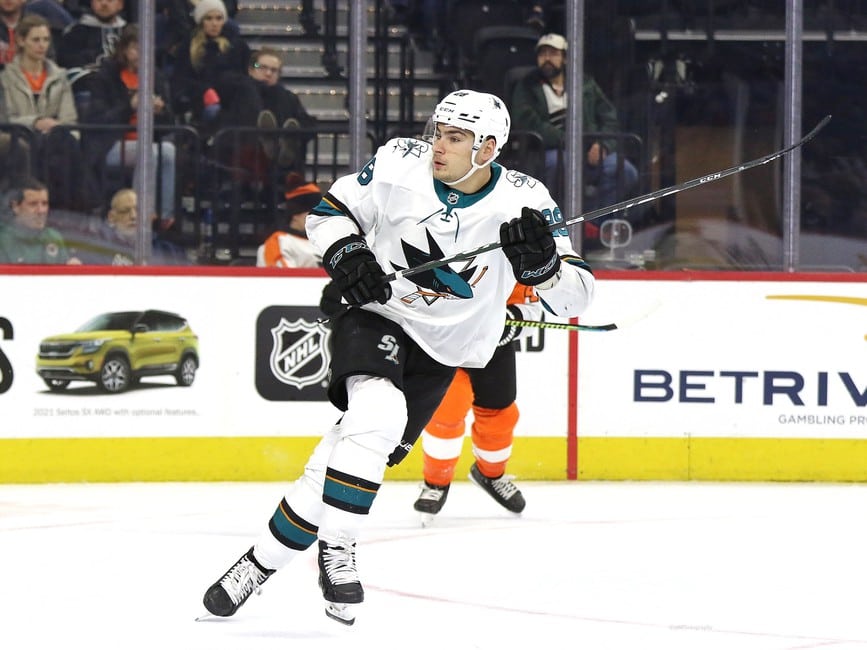Sharks Hope Meier Is Back on Track After Two-Goal Game - The Hockey ...