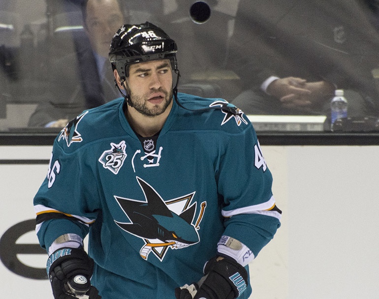 Video: Roman Polak Gives Linesman Shove - The Hockey Writers - San Jose ...