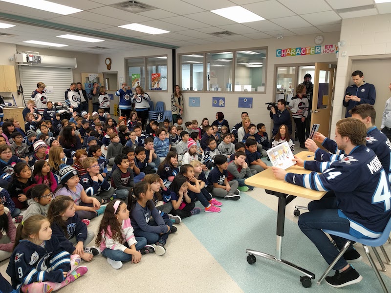 Reading Takes Flight with the Jets - The Hockey Writers - Winnipeg Jets ...