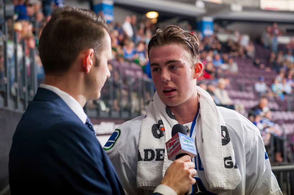 Vancouver Canucks Prospect Kole Lind One-on-One