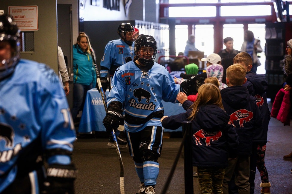 Buffalo Beauts Emma Ruggiero Busy On the Ice and Behind the Bench