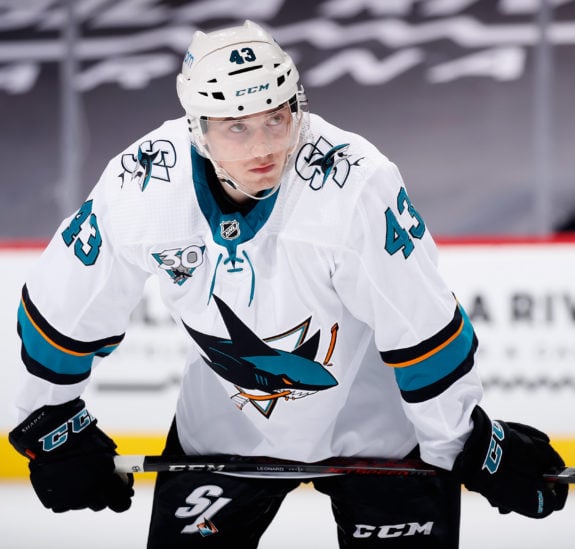 Sharks' Rookie John Leonard's Journey to His First 2 NHL Goals - The ...