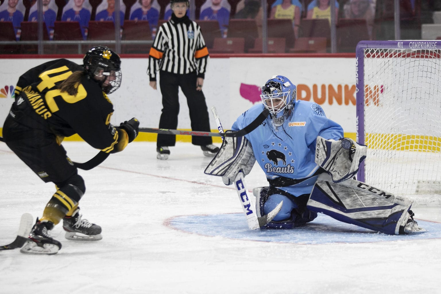 NWHL: Six Lock Up Top Seed, Boston Blanks Buffalo to Even Series