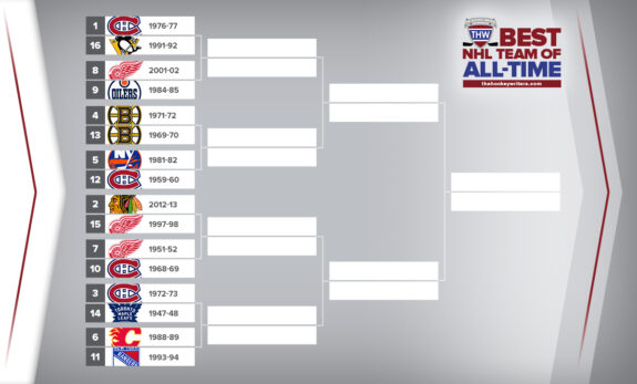 Best NHL Team of All-Time Brackets - The Hockey Writers - Commentary ...
