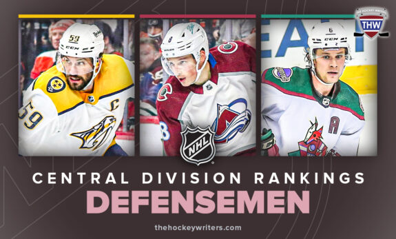 Central Division Rankings: Defensemen - The Hockey Writers - Chicago ...