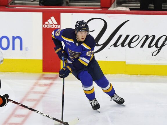 Blues' Jake Neighbours Getting His Chance to Shine - The Hockey Writers ...