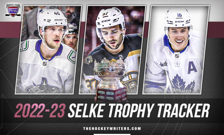 2022-23 Selke Trophy Race: End of Season Update - The Hockey Writers ...