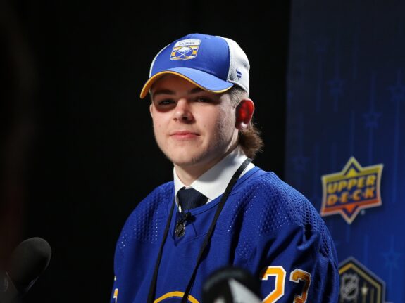 Sabres' Rookie Benson Shows Early Promise - The Hockey Writers - Sabres ...