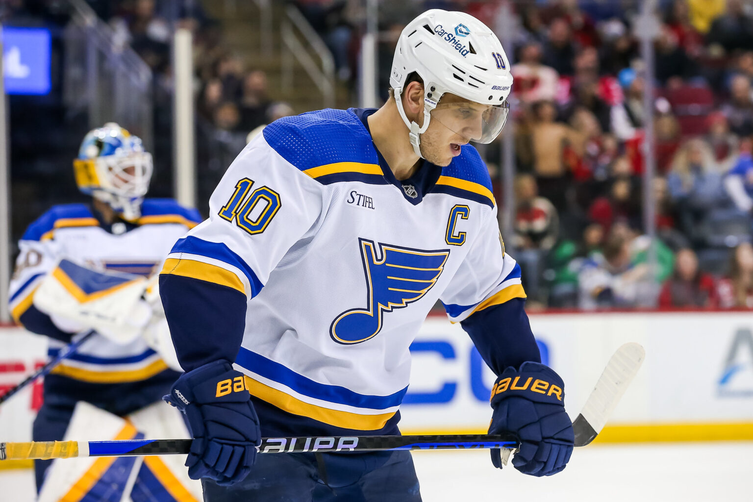 Blues' Dylan Holloway Making a Name for Himself in the Preseason - The ...