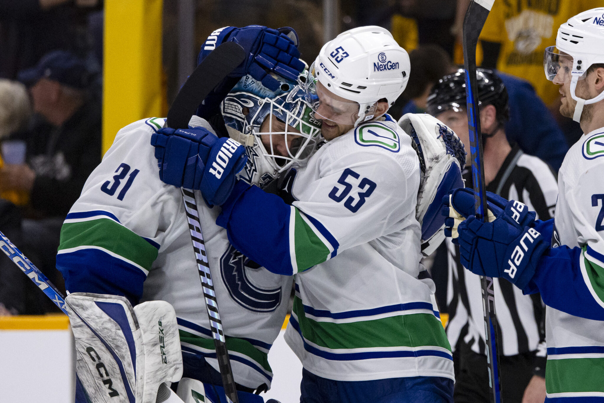 Canucks Pull off a Great Escape vs. Predators in Game 4 - The Hockey ...