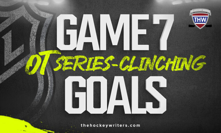 NHL's History of Game 7 Overtime Series-Clinching Goals - The Hockey ...