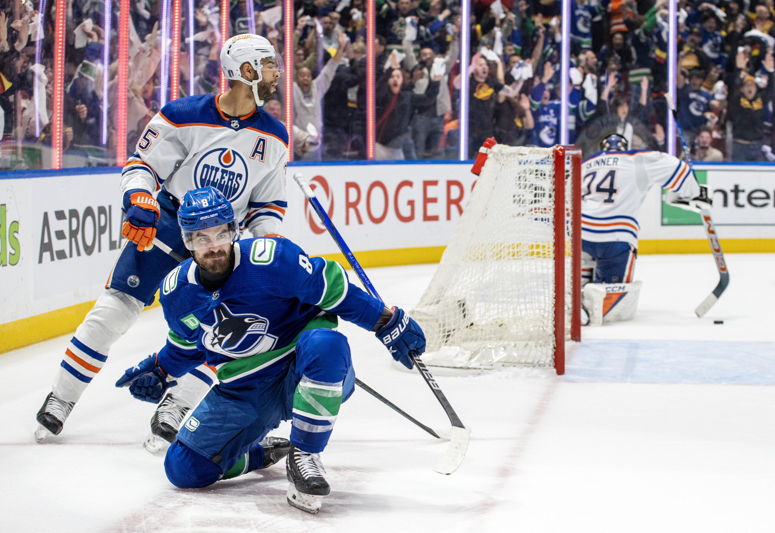 Canucks Perform Epic Game 1 Comeback vs. Oilers, Win 5-4 - The Hockey ...