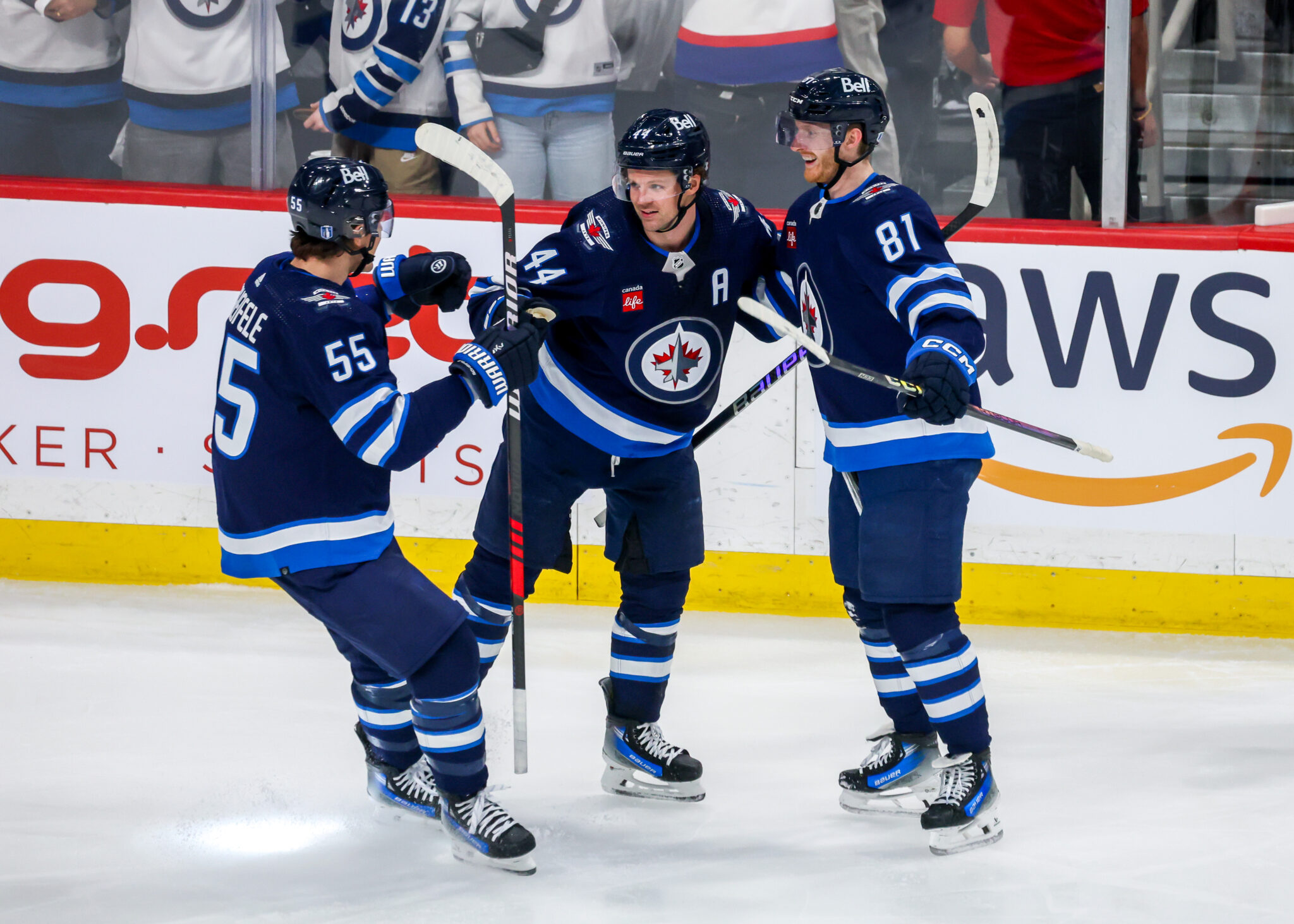 Jets Win 10th Straight With 2-1 Win Over Sharks in OT - The Hockey ...