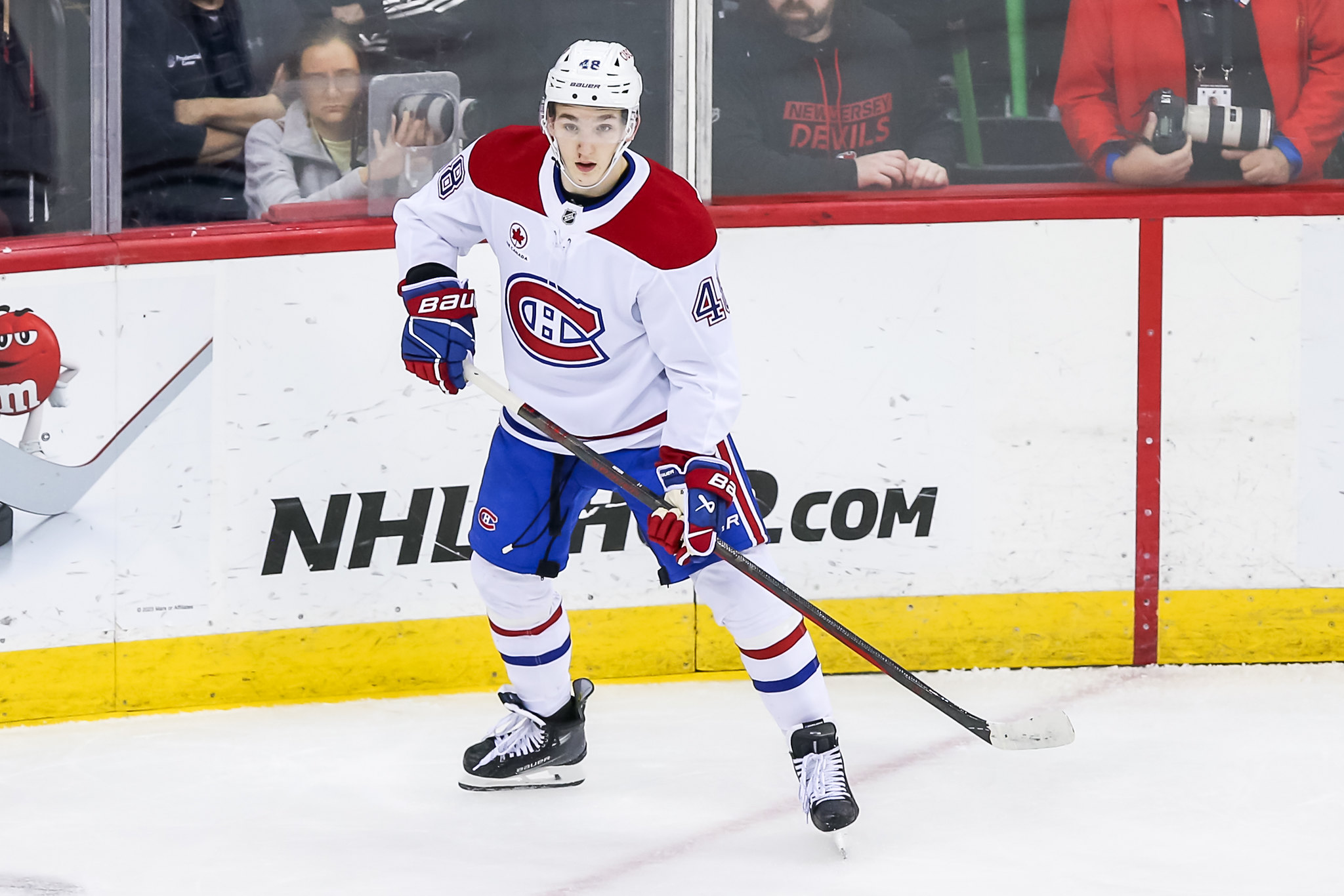 Canadiens’ Lane Hutson Scores First NHL Goal - The Hockey Writers ...