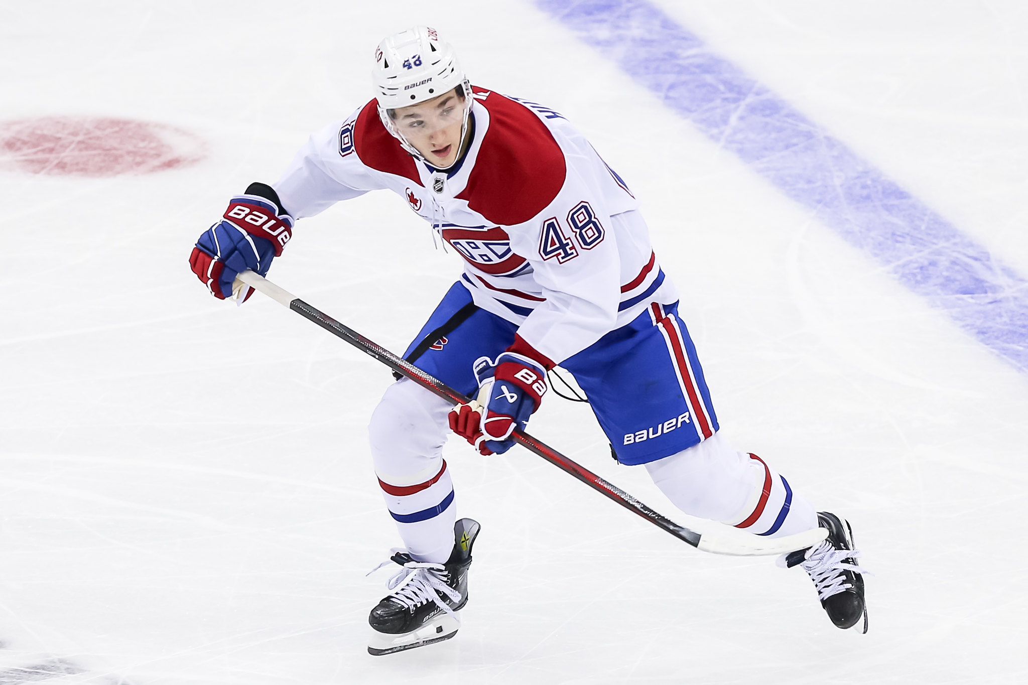 Montreal Canadiens Men's Lane Hutson Black 2025 Calder Memorial Trophy ...