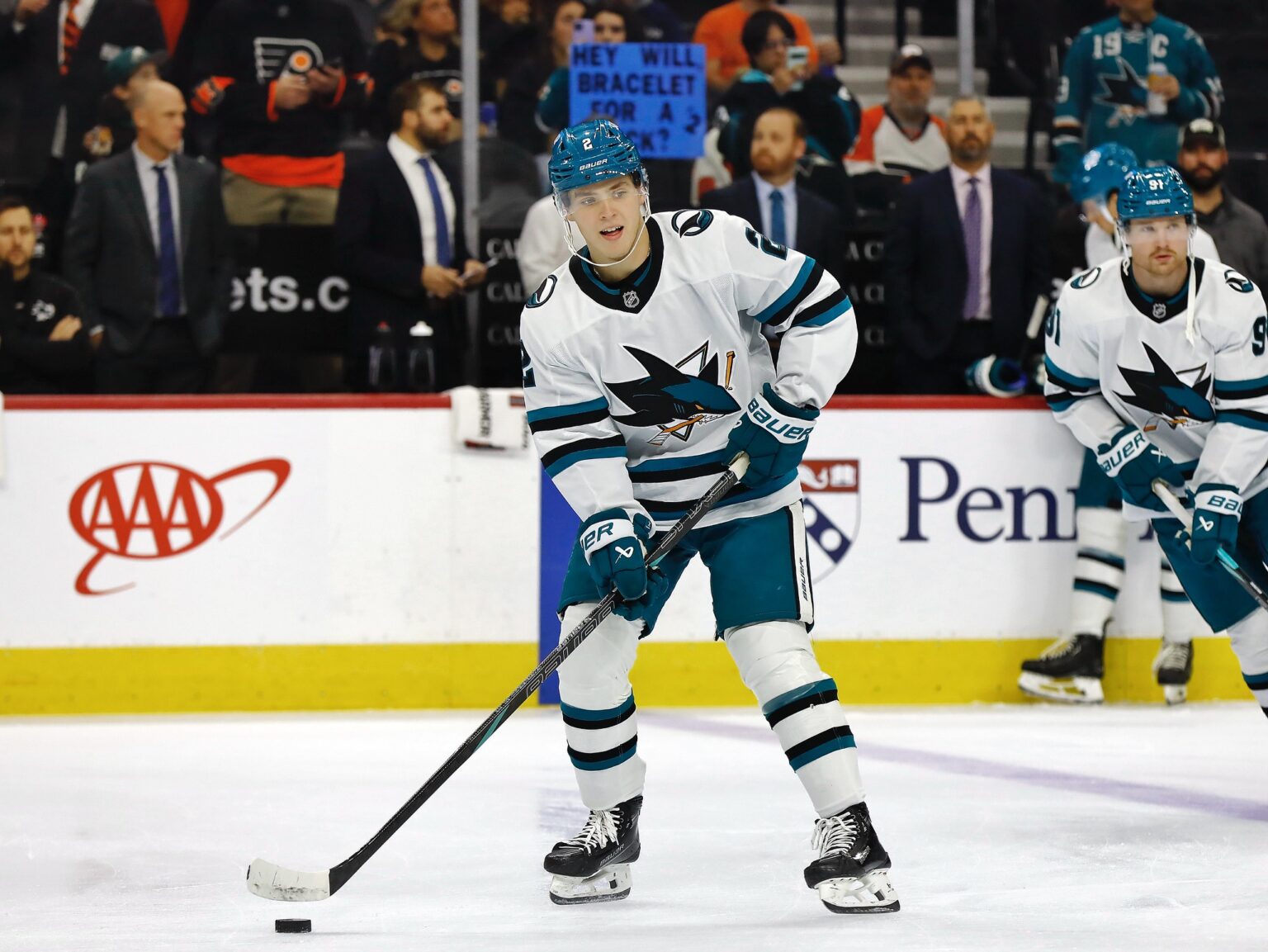 San Jose Sharks Rookies Macklin Celebrini and Will Smith Bond On and ...