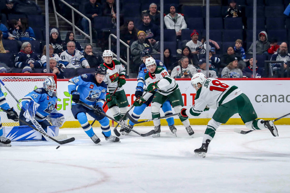 Moose Earn Split With Wild After Best Offensive Showing of the Season ...