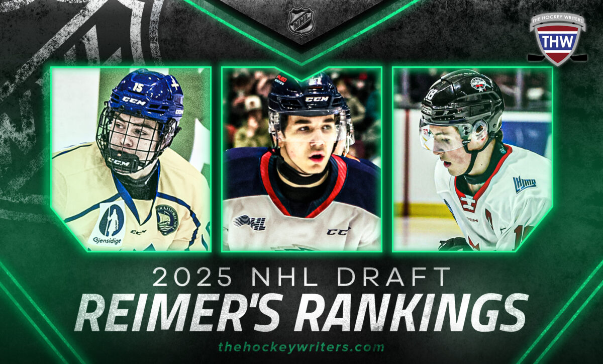 2025 NHL Draft: Reimer's Top 96 Final Rankings - The Hockey Writers - - NHL News, Analysis & More