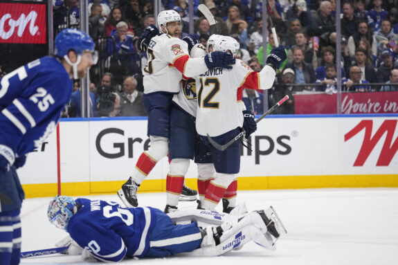 Panthers Wipe Out Maple Leafs 6-1, Win Game 7 - The Hockey Writers ...