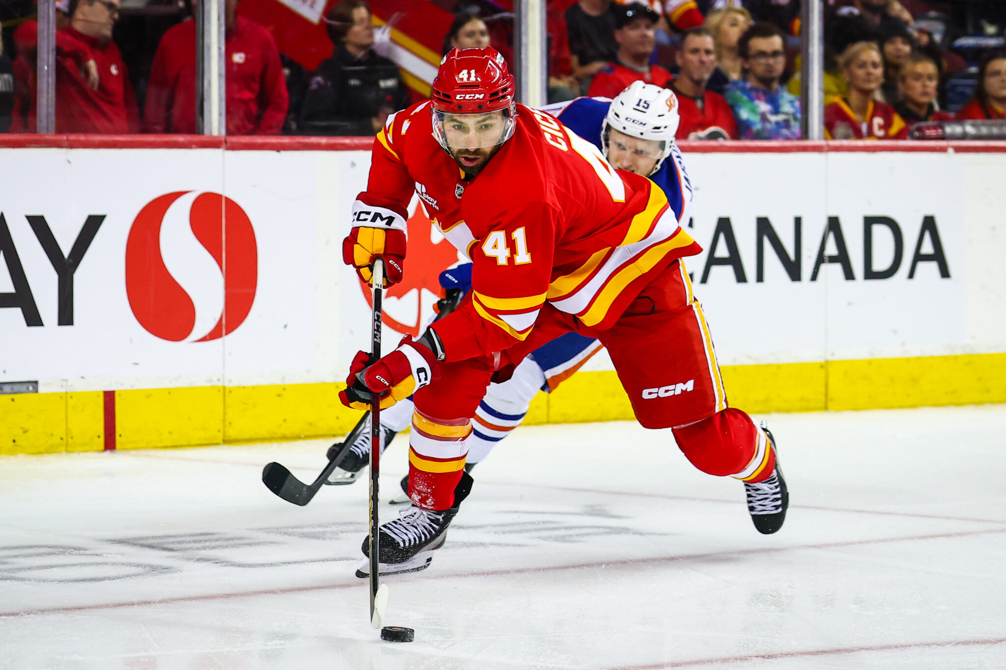 3 Takeaways From Flames' Shutout Loss in Split-Squad Game vs Oilers ...