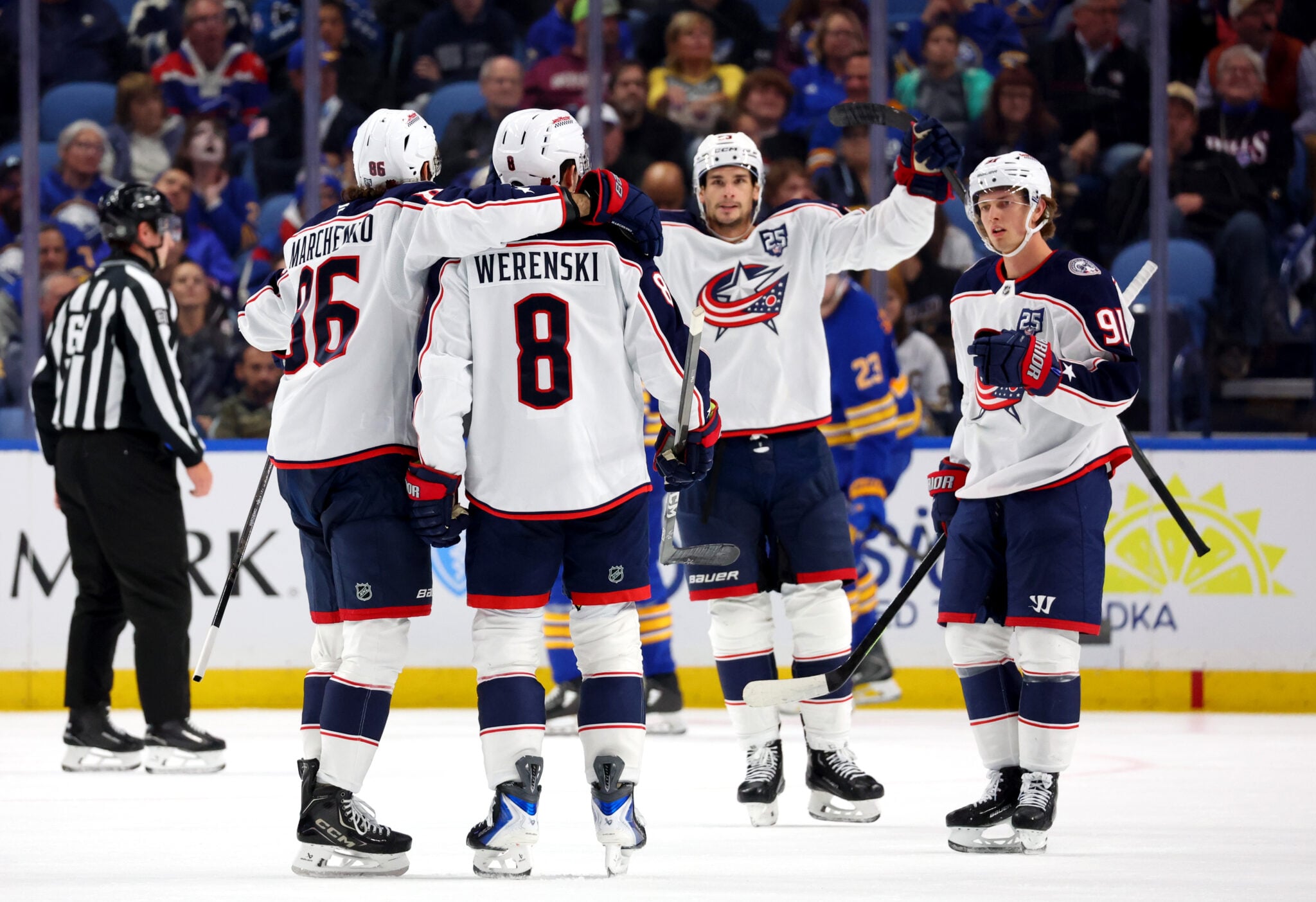 Miles Wood Nets Overtime Winner as Blue Jackets Slip Past the Sabres ...