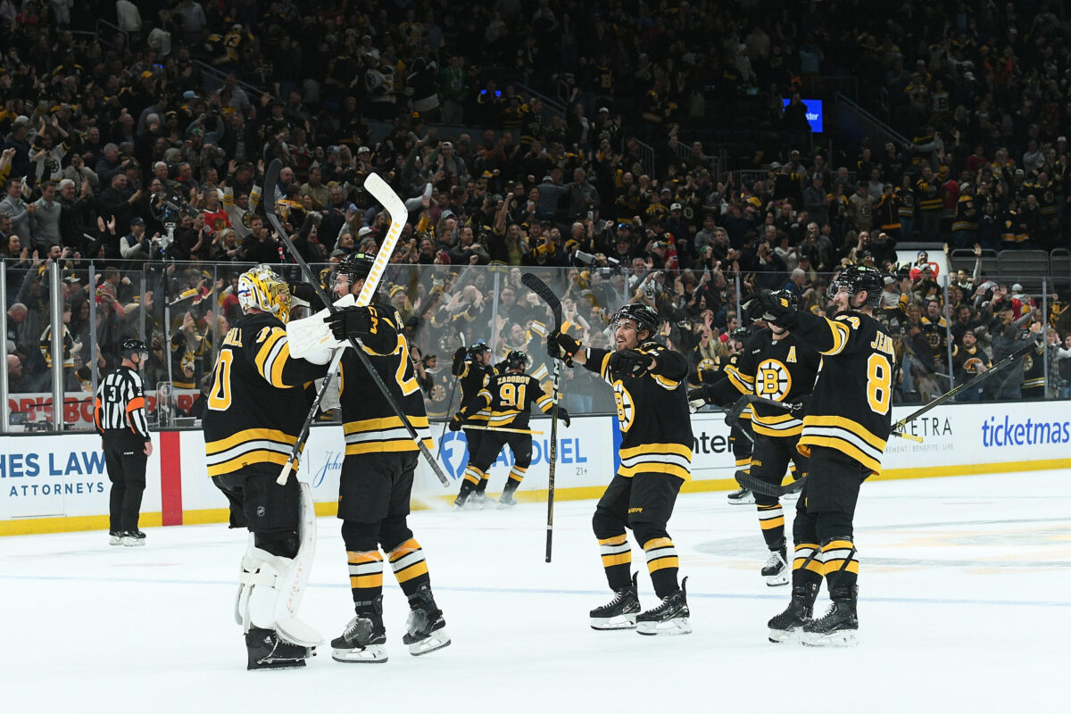 Minten's Overtime Goal Lifts Bruins Over Blackhawks - The Hockey Writers - Boston Bruins - NHL ...