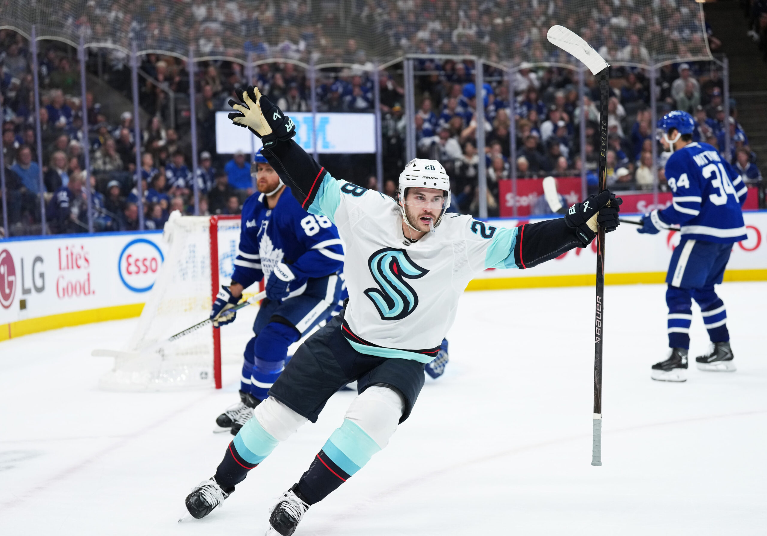 Mahura Scores in OT to Give Kraken 4-3 Win Over Maple Leafs - The ...