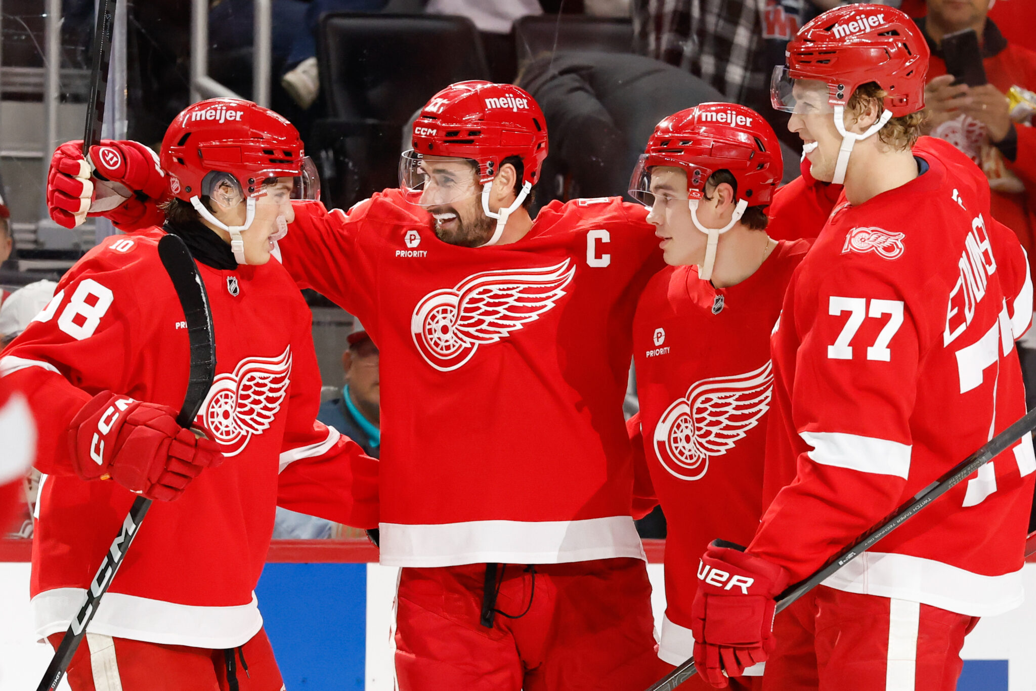 Red Wings Beat Ducks 6-3 in Back-and-Forth Game - The Hockey Writers ...