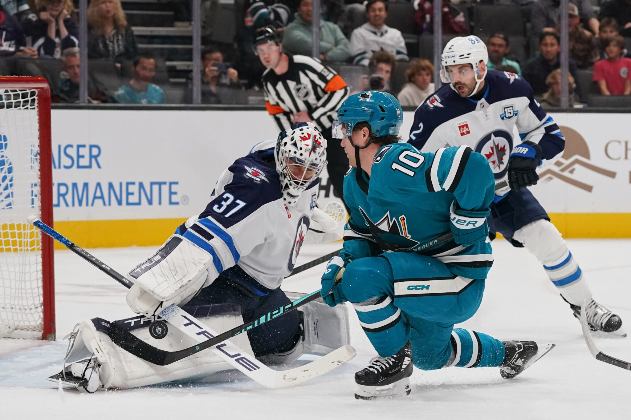 Sharks Edge Jets 2-1 in Tight Battle at SAP Center - The Hockey Writers ...