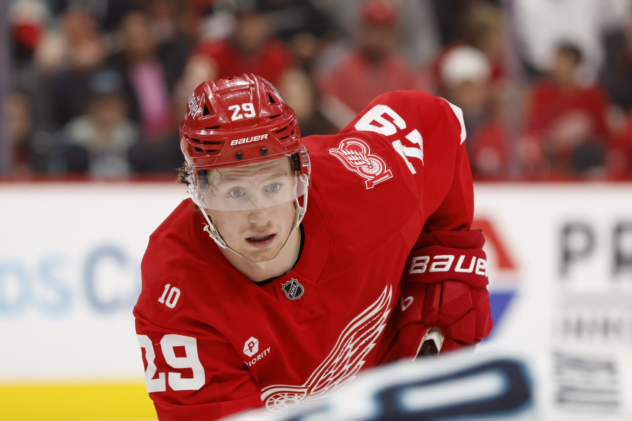 Danielson Scores First NHL Goal, Red Wings Beat Kraken 4-2 - The Hockey ...