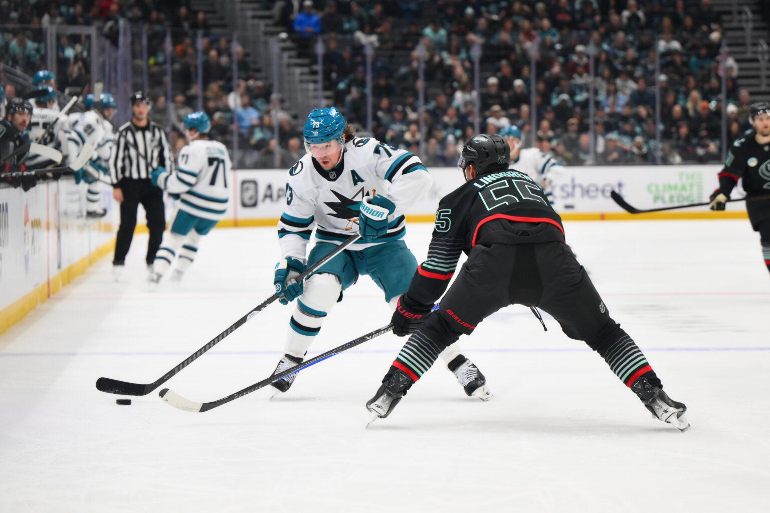 Sharks Overpower Kraken in 6-1 Victory - The Hockey Writers - San Jose ...